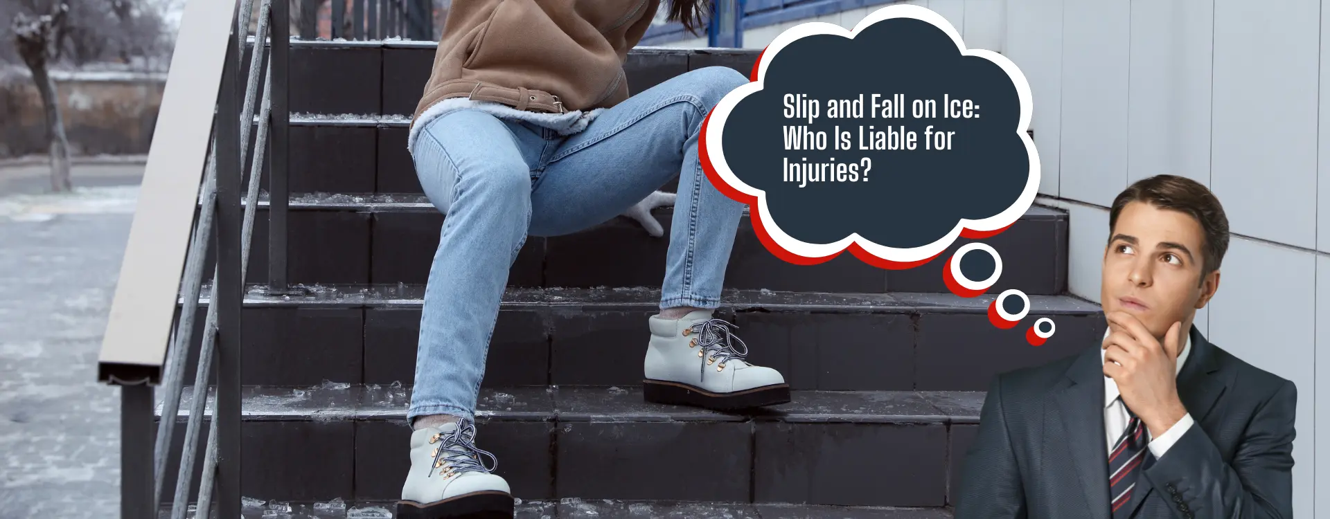 Slip and Fall on Ice: Who Is Liable for Injuries?