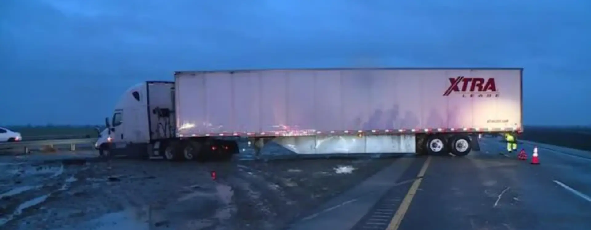 [02-14-15] Big Rig Crash on I-5 Near Elk Grove Leaves One Dead